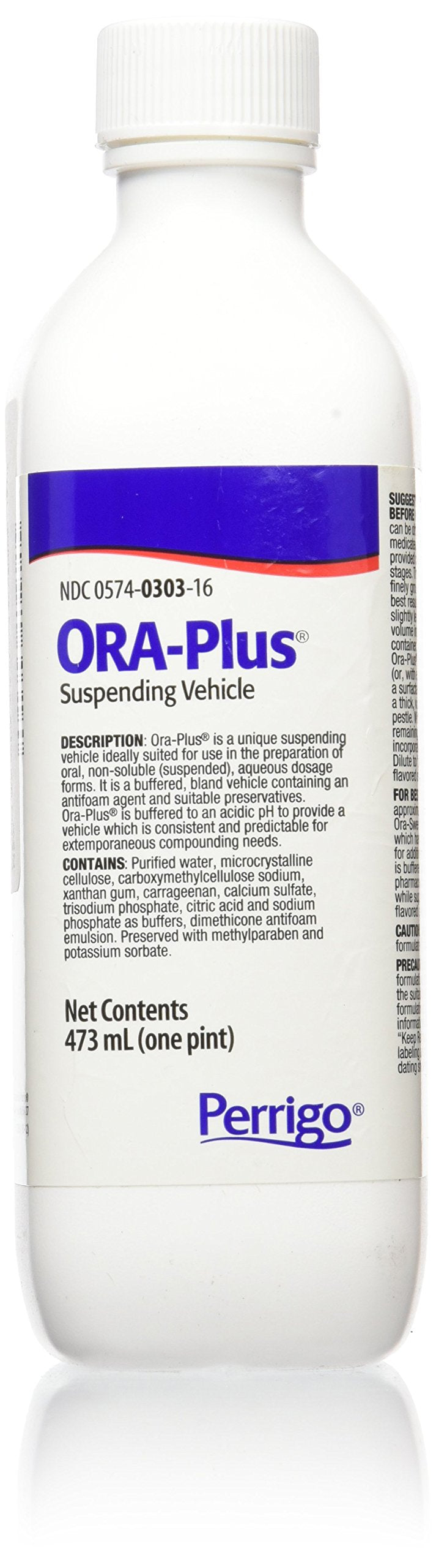 ORA-Plus® Suspending Syrup, 16 oz Bottle – DDP Medical