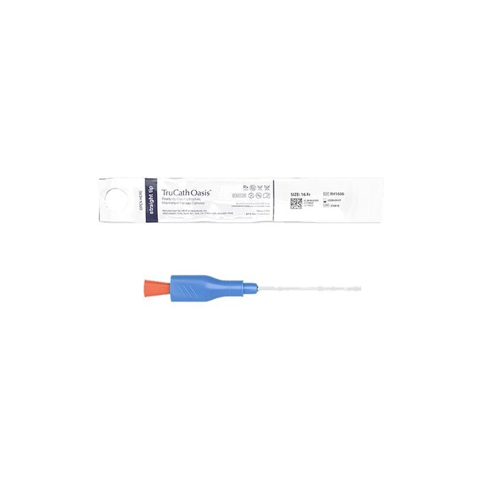 TruCath Oasis™ Ready-to-Use Hydrophilic Intermittent Female Cath, 16Fr ...