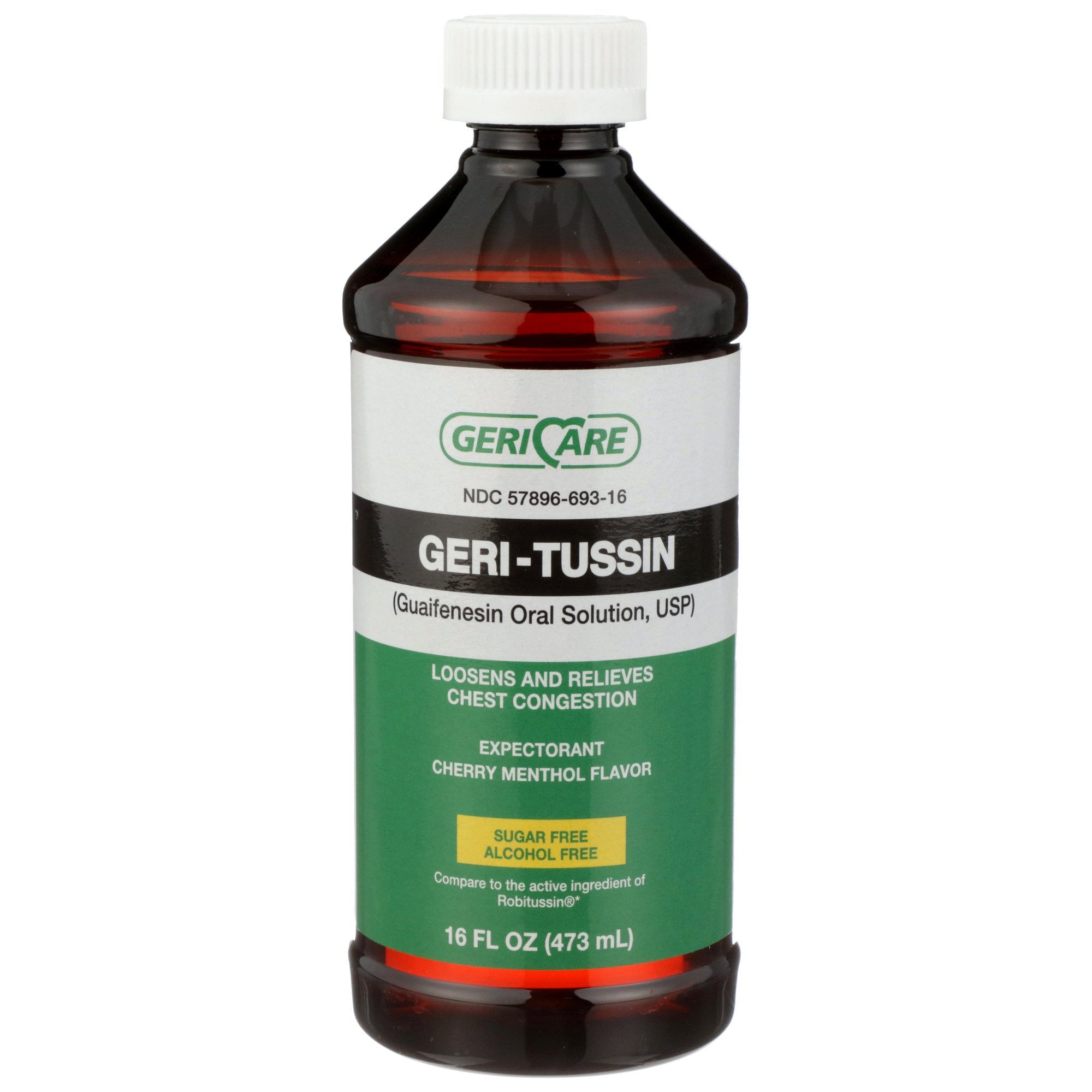 Cold and Cough Relief Geri-Care® 100 mg / 5 mL Strength Liquid 16 oz ...