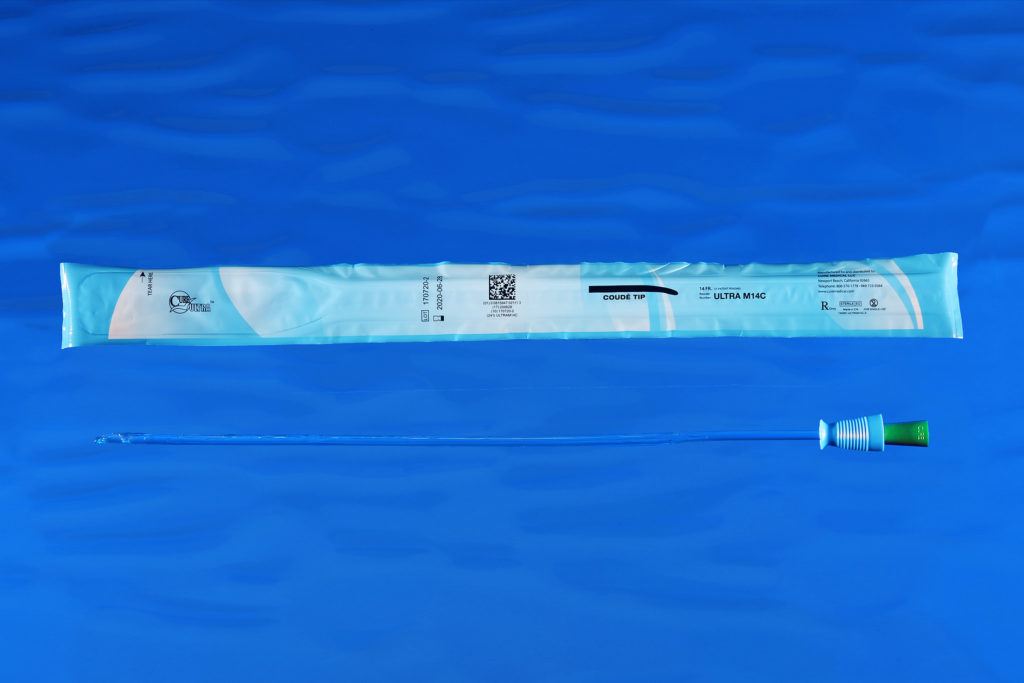 Cure Ultra™ Male Catheter with Coude Tip, 16", 14Fr A4352 – DDP Medical