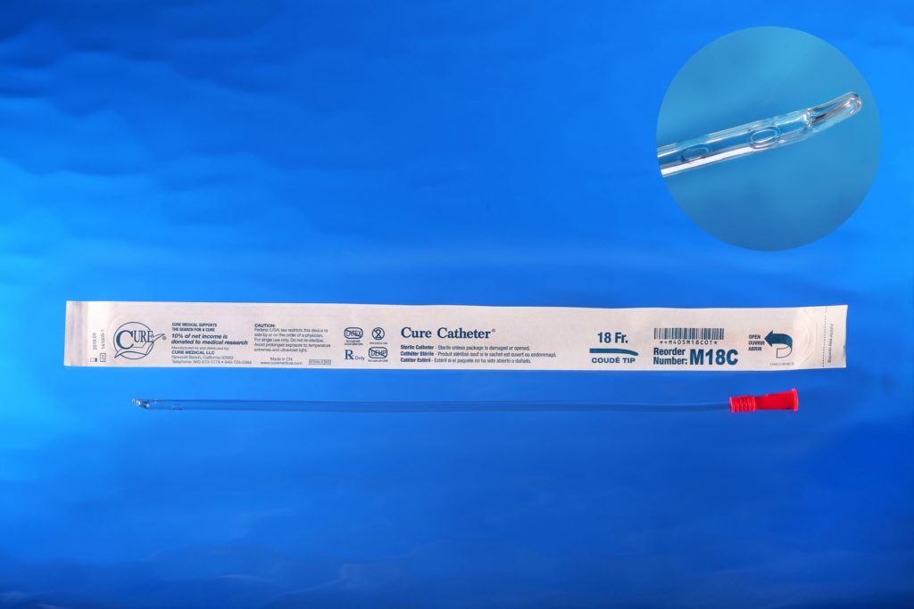 Cure Catheter® Male Catheter with Coude Tip, 16”, 18Fr A4352 – DDP Medical