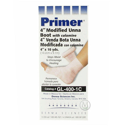 Primer Modified Unna Boots, 4" x 10 yds with Calamine – DDP Medical